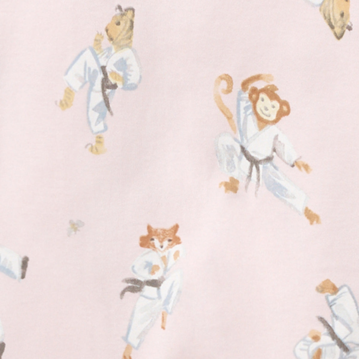 Karate Creatures Organic Cotton Sleep & Play - Chalky Pink – B2B Burt's ...
